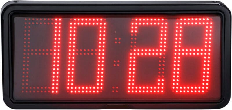 200mm Compact Digital Outdoor Clock | Outdoor Clocks