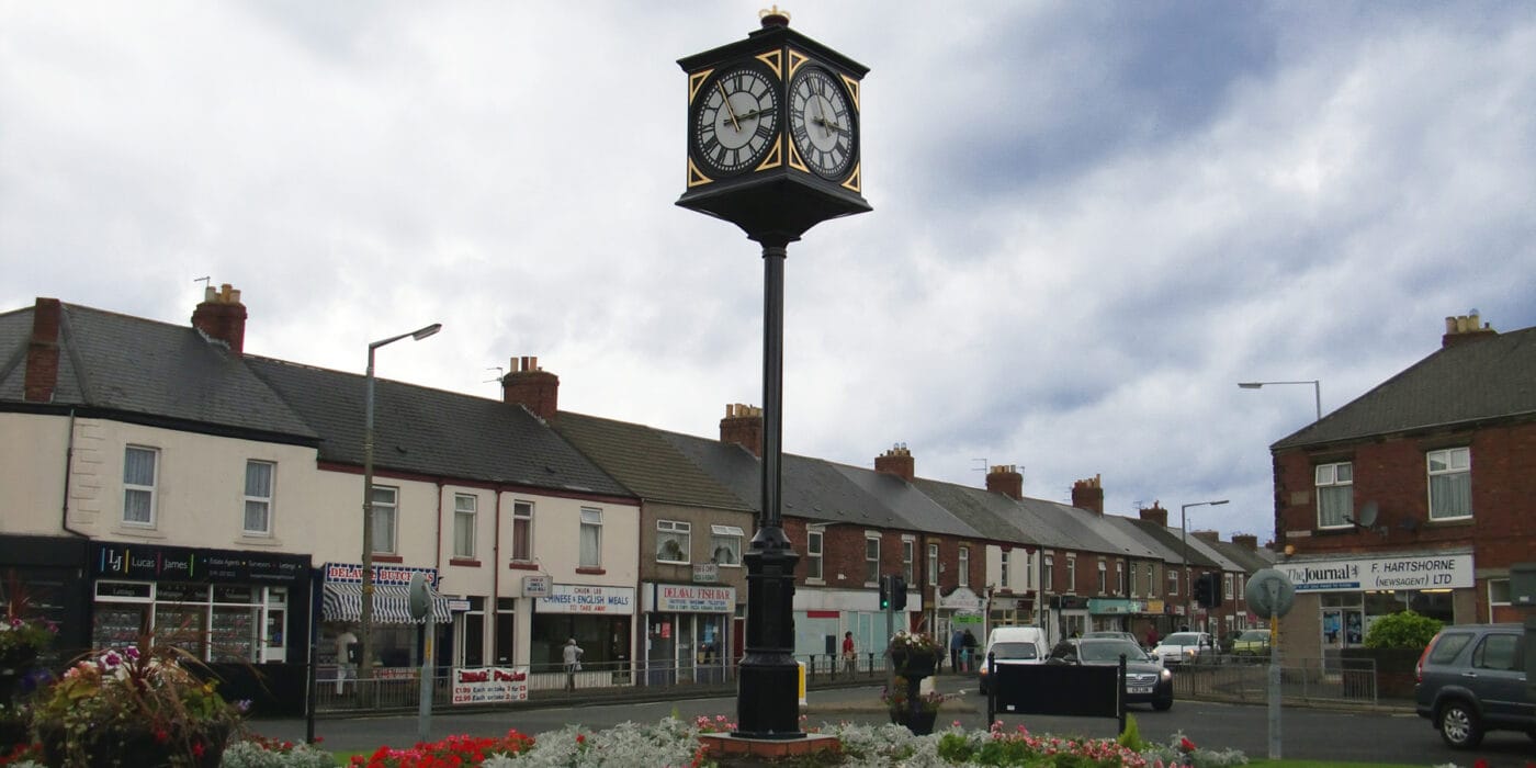 Four Sided Pillar Clock | Outdoor Clocks